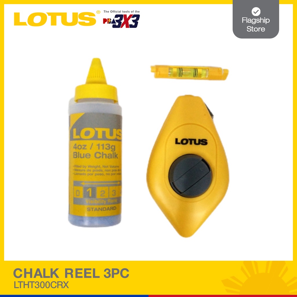 Lotus Chalk Reel 3PC | LTHT300CRX - Chalk Line Pitik | Marking Tools ...