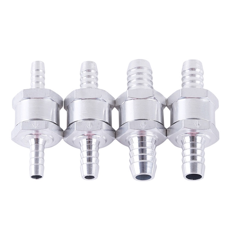 One Way Valves Aluminium Alloy Air Fuel Oil Non Return Check Valve Fit ...