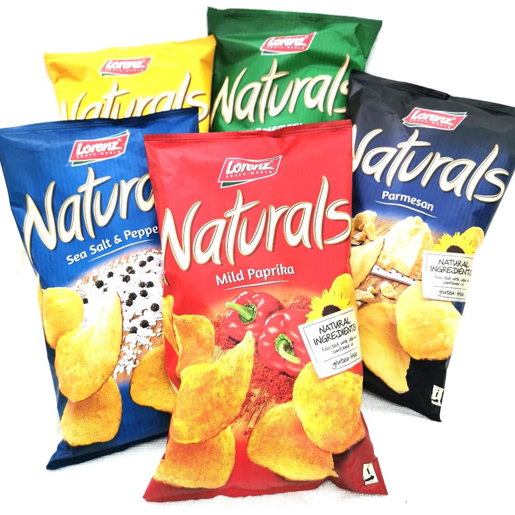 Lorenz Naturals Potato Chips 100g : Mild Paprika / Sea Salt & Pepper ...