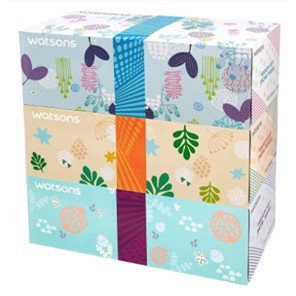 Velvety Soft Box Tissue 100 Sheets x 3 Boxes WATSONS | Shopee Philippines