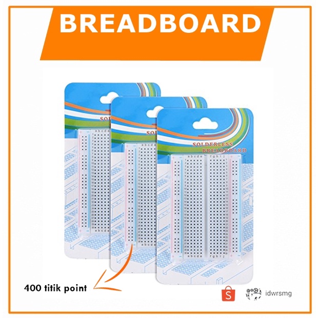 Breadboard project board MINI SOLDERLESS 400 400P | Shopee Philippines