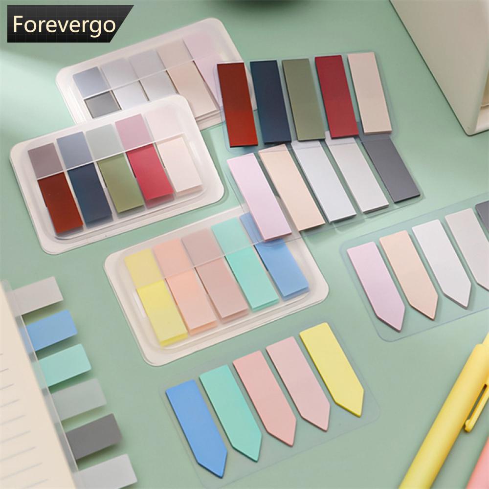 FOREVERGO 100Sheets/pack Page Marker Colorful Memo Stickers Sticky ...