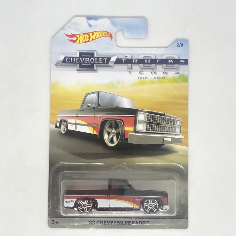 Hot Wheels Chevrolet Trucks 100 Years Edition ‘83 Chevy Silverado ...