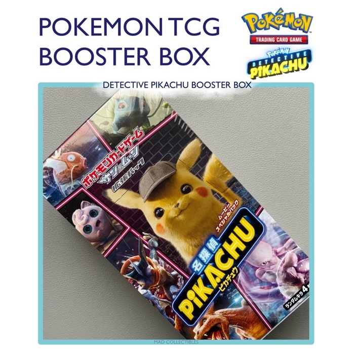 Japanese Pokemon TCG Sealed Product - Detective Pikachu Japanese ...