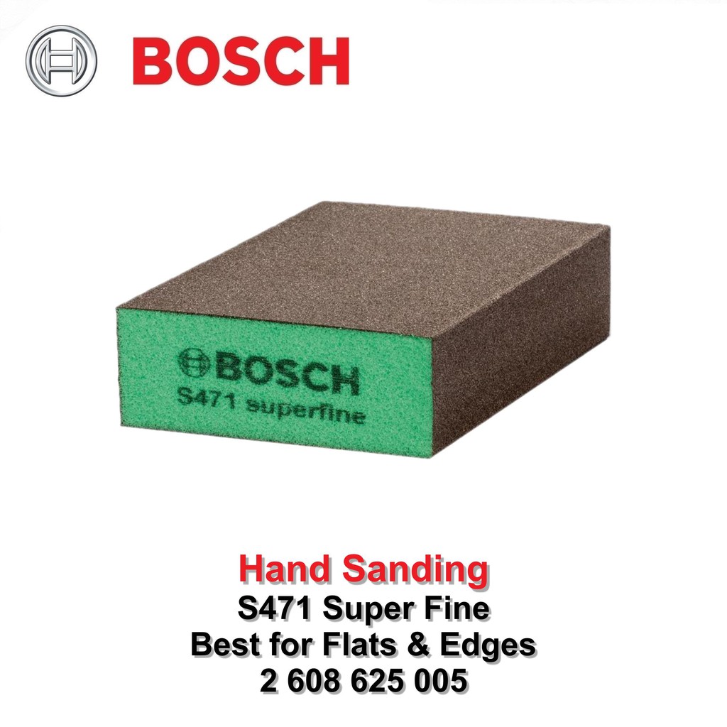 Bosch S471 Super Fine Sponge Super Fine Sanding Foam | Shopee Philippines