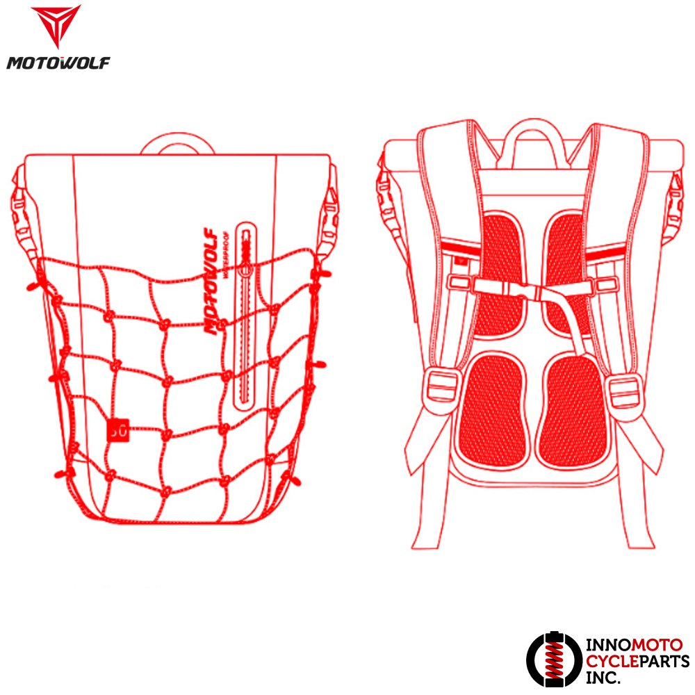 Motowolf Waterproof Backpack 30L MDL0714 | Shopee Philippines