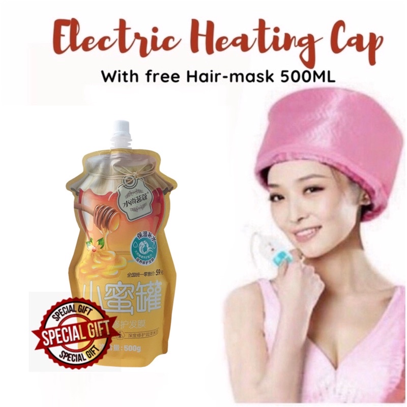 Hot Oil Deep Conditioning Heating Thermal Electric Hair Steamer Perm ...