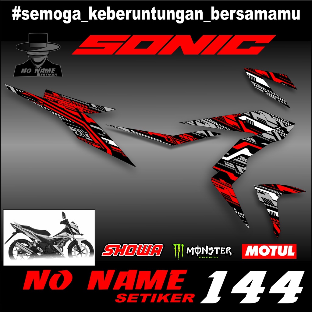 Striping Sonic 150 R (144) Variation Honda Sticker Sticker Sticker ...