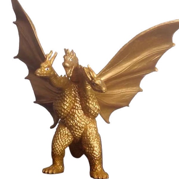 Godzilla King Kong 8cm Mothra Ghidorah Three headed dragon monster toy ...