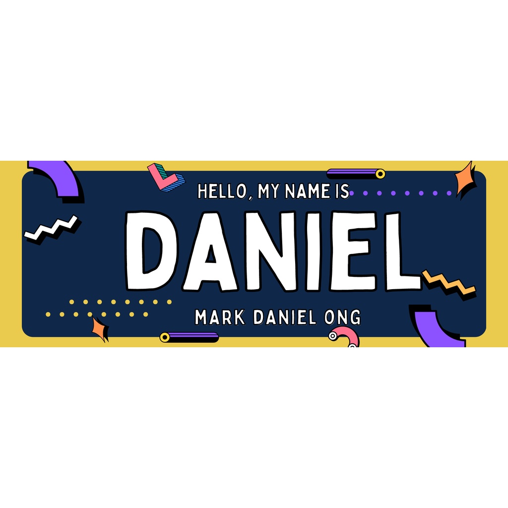 Laminated Name Tag | Personalized Name Tag | Shopee Philippines