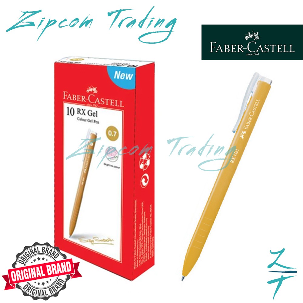FABER-CASTELL RX GEL PEN (1 Box - 10pcs) | Shopee Philippines