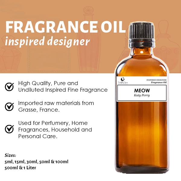 KP Meow Inspired Fragrance Oil 15ml 30ml 50ml & 100ml | Shopee Philippines