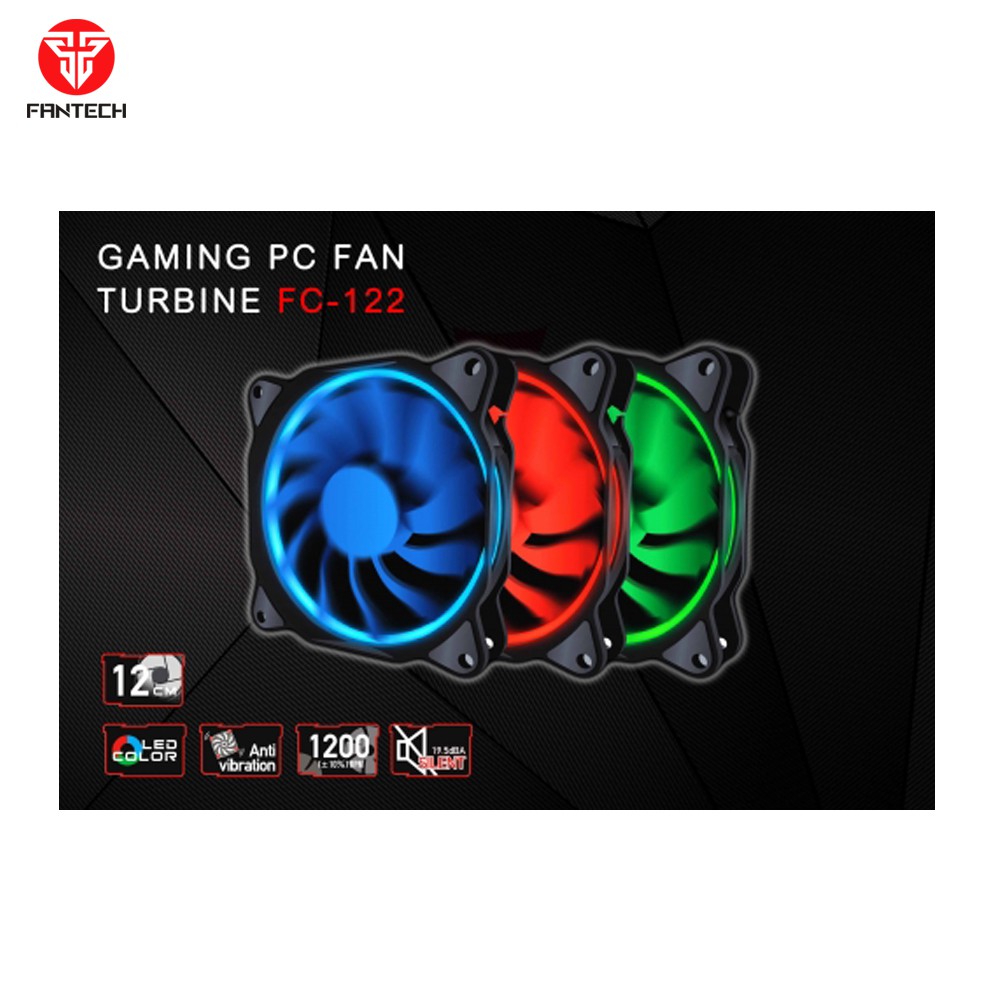 Fantech FC-122 Fan Turbine 120mm CPU cooler LED Fan 1200 RPM ...