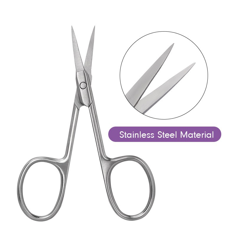 GENIELASH 1 Pcs Steel Small Scissors for Strip False Eyelashes ...