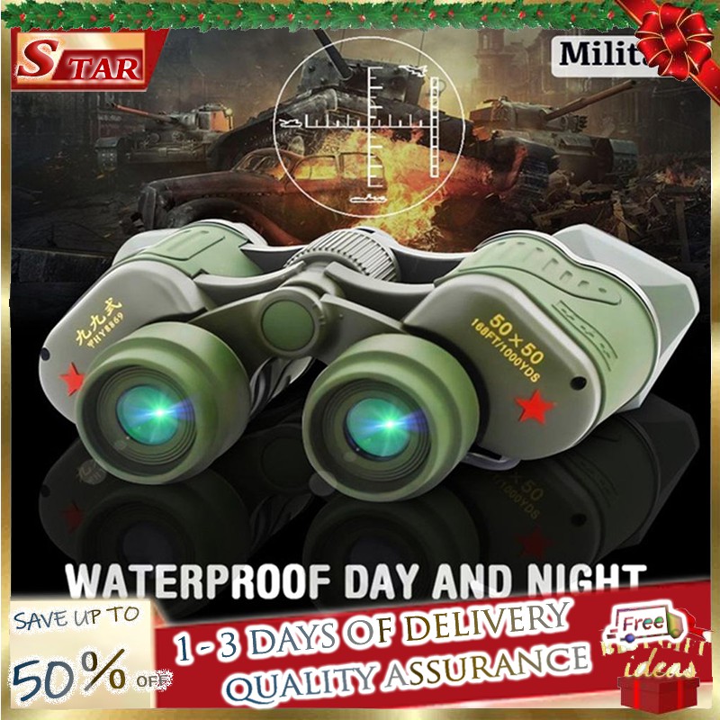 High-power waterproof outdoor binocular night vision telescope | Shopee ...