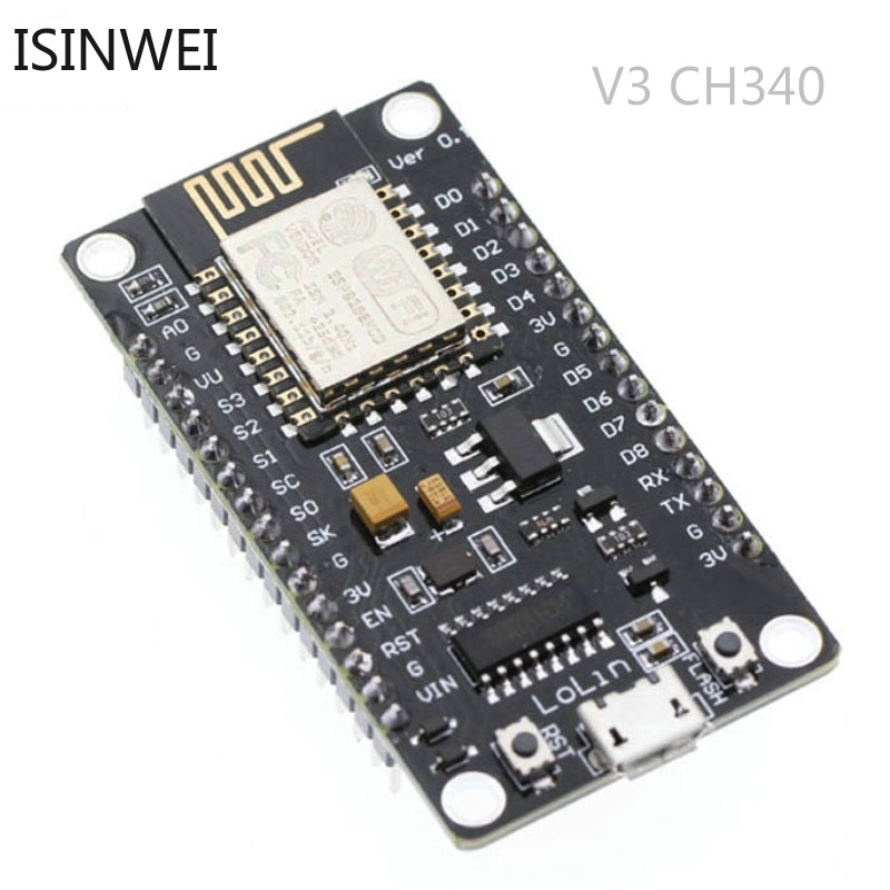 Node MCU Development Kit V3 CH340 NodeMCU + Motor Shield Wifi Esp8266 Esp-12e | Shopee Philippines