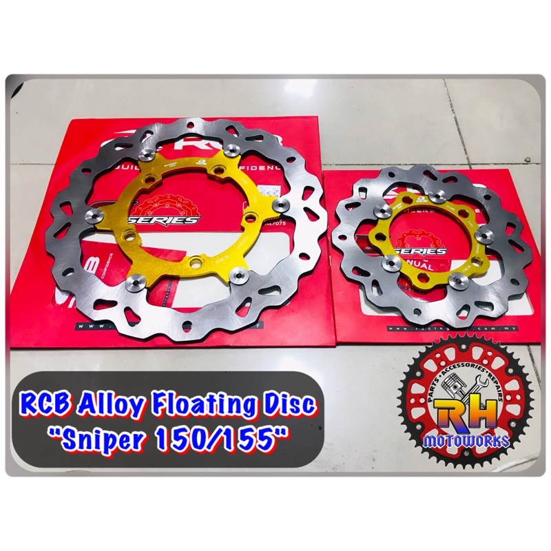 RCB Alloy Floating Big Disc Set for Sniper 150/155 | Shopee Philippines