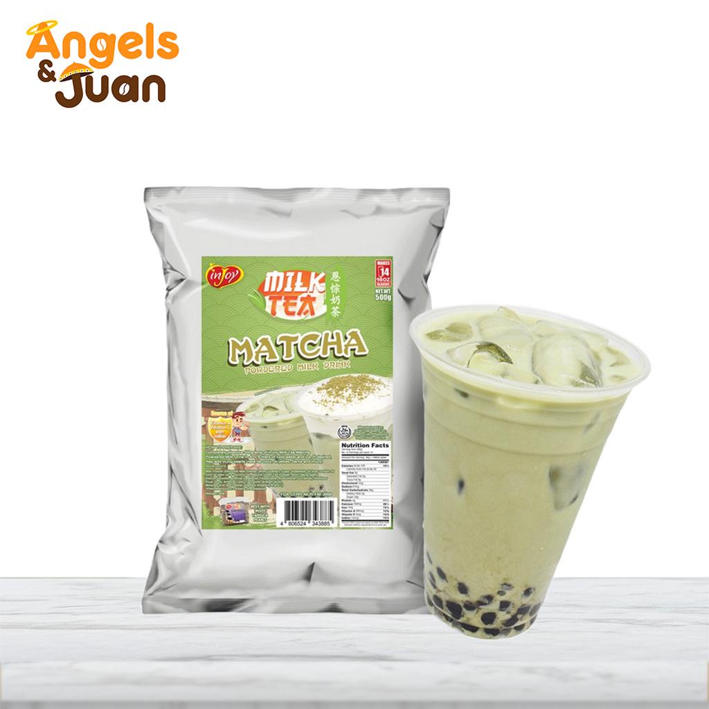 inJoy Matcha Powdered Milk Tea Drink 500g | Shopee Philippines