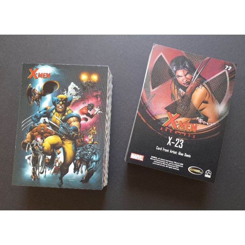 COMPLETE SET! 2009 Rittenhouse Marvel X-Men Archives Trading Cards ...