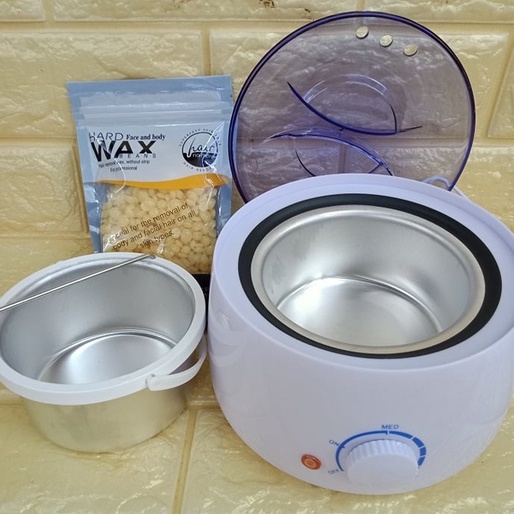 Pro-Wax Wax Warmer machine with hard face and body wax beans 100g ...