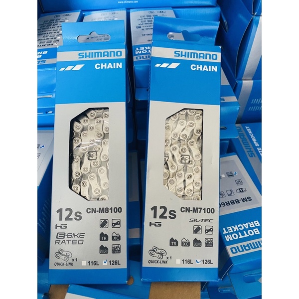 SHIMANO 12 Speed Chain DEORE M6100 ,SLX M7100 AND XT M8100 | Shopee ...