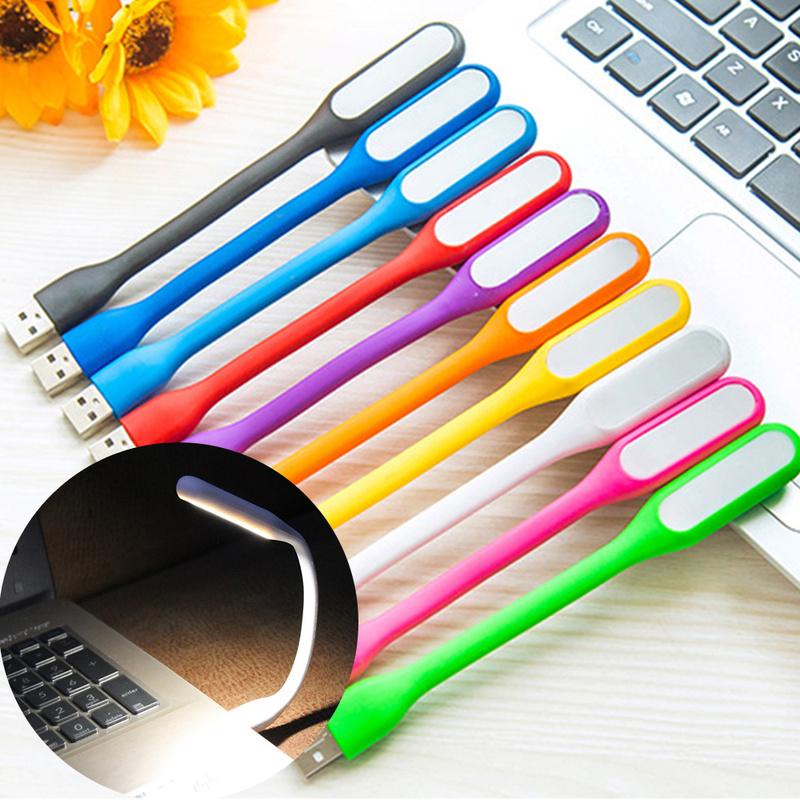 Mini Creative USB LED Flexible Foldable Light Power Bank 1.2W | Shopee ...
