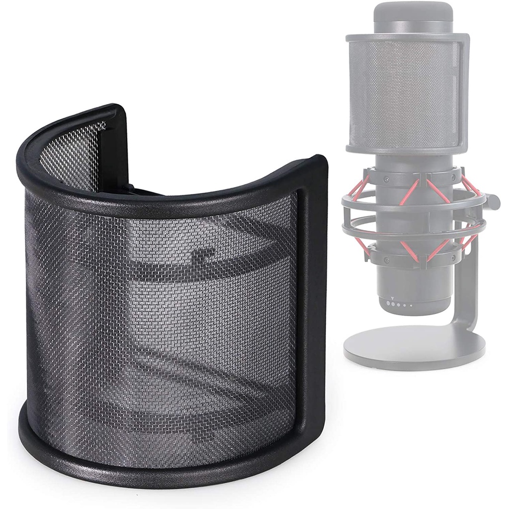 HyperX QuadCast Mic Pop Filter - Microphone Windscreen Mask Shield ...