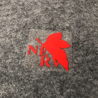 P-a68 Neon Genesis Evangelion NERV Maple Leaf Reflective Sticker ...