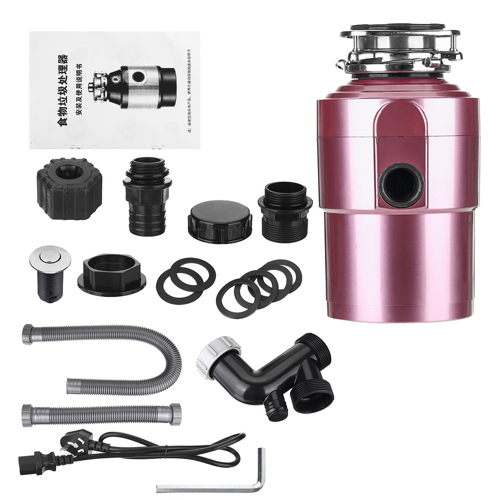 370W Food Residue Garbage Processor Food Waste Disposer Sewer Rubbish ...