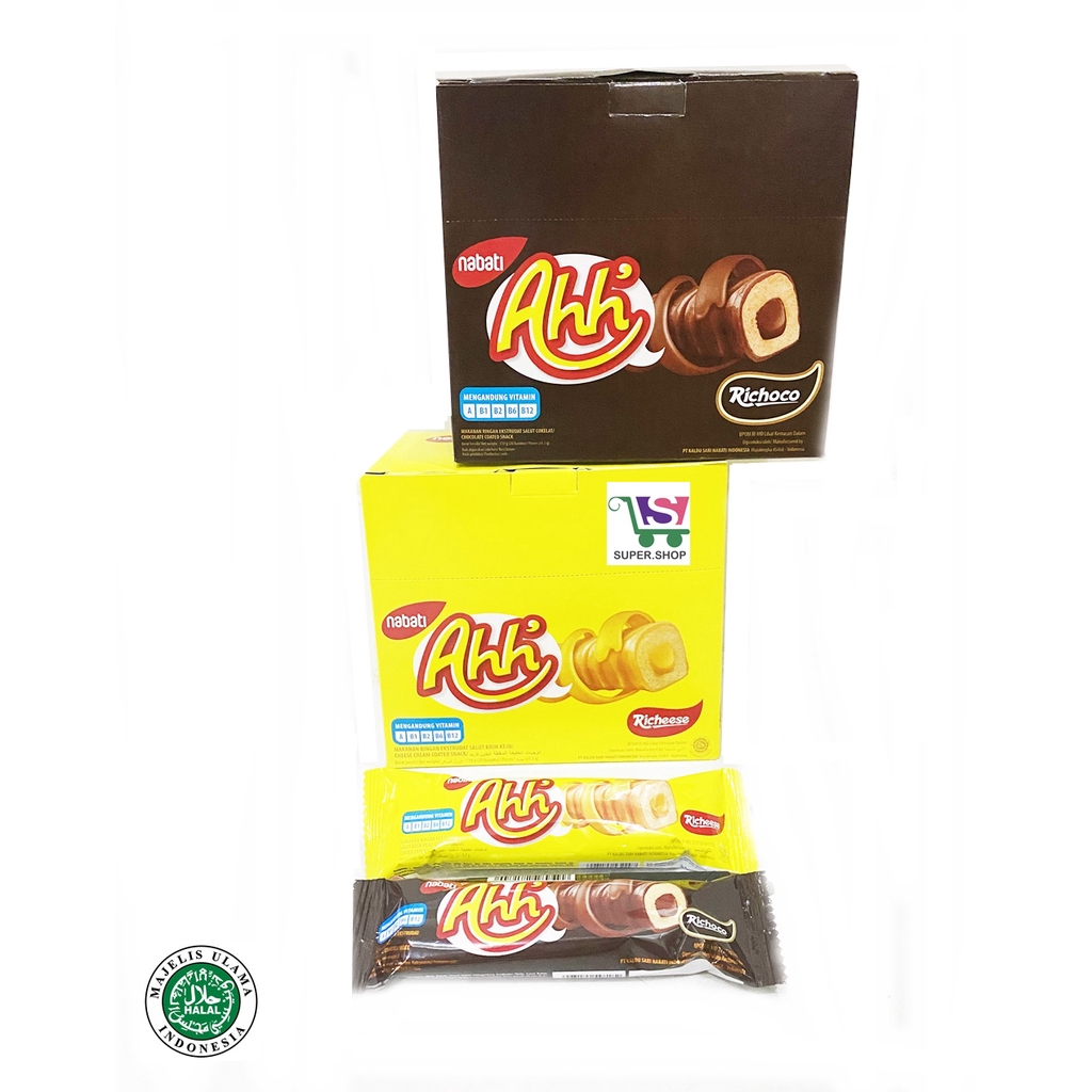 Richeese Nabati Ahh Cheese / Chocolate (20 pcs) | Shopee Philippines
