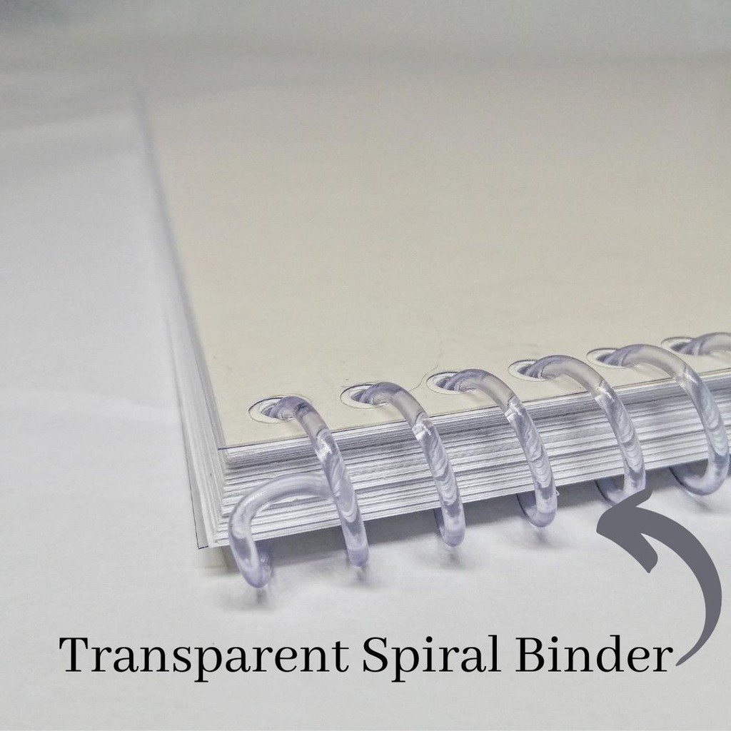 Transparent Spiral Binder | Shopee Philippines