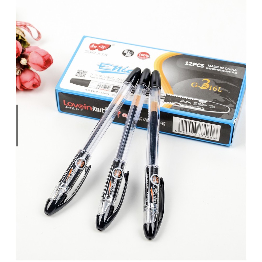 12 pieces Enice gel sign pen 0.5mm ball pen stationery school supplies ...