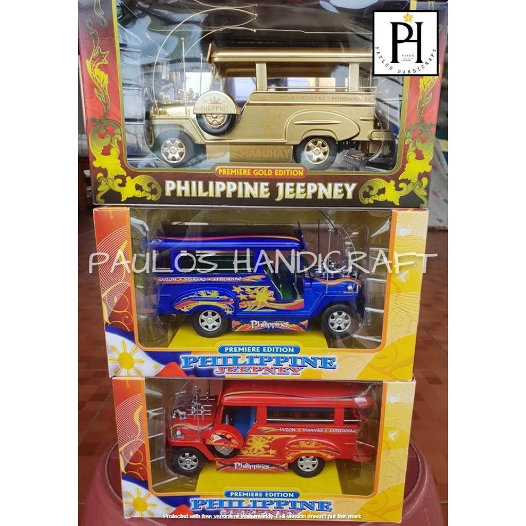 LARGE Philippine Jeepney Die-Cast Metal Collectible Souvenir Games Toys ...