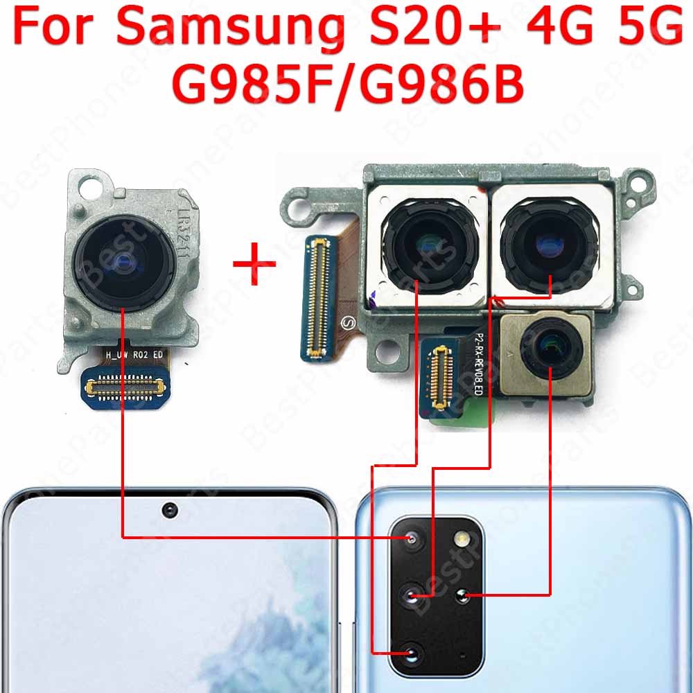 Original Rear Back Camera For Samsung Galaxy S20 S20+ Plus 5G Camera ...