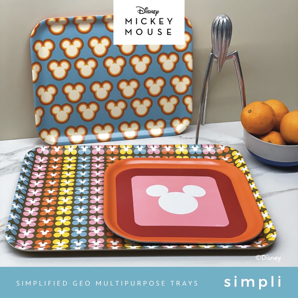 Simpli x Disney Mickey Multipurpose Trays (Set of 3) | Shopee Philippines