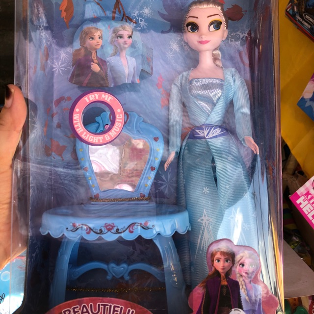 Frozen barbie w/ mirror stand | Shopee Philippines