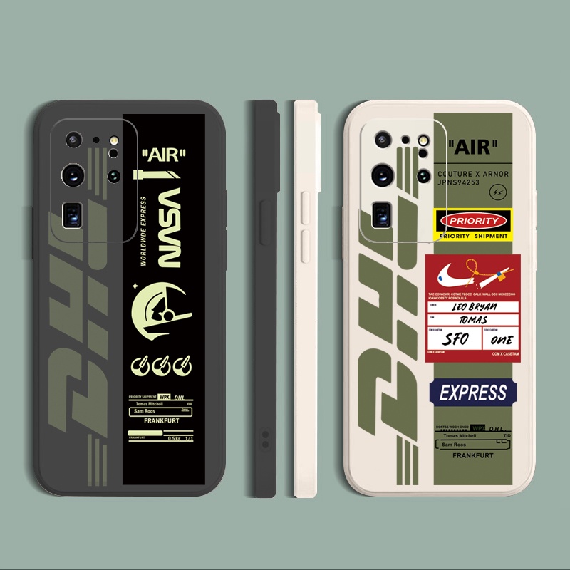 For Samsung Galaxy S21 Ultra S20 FE S10 Plus NASA DHL Barcode Label ...
