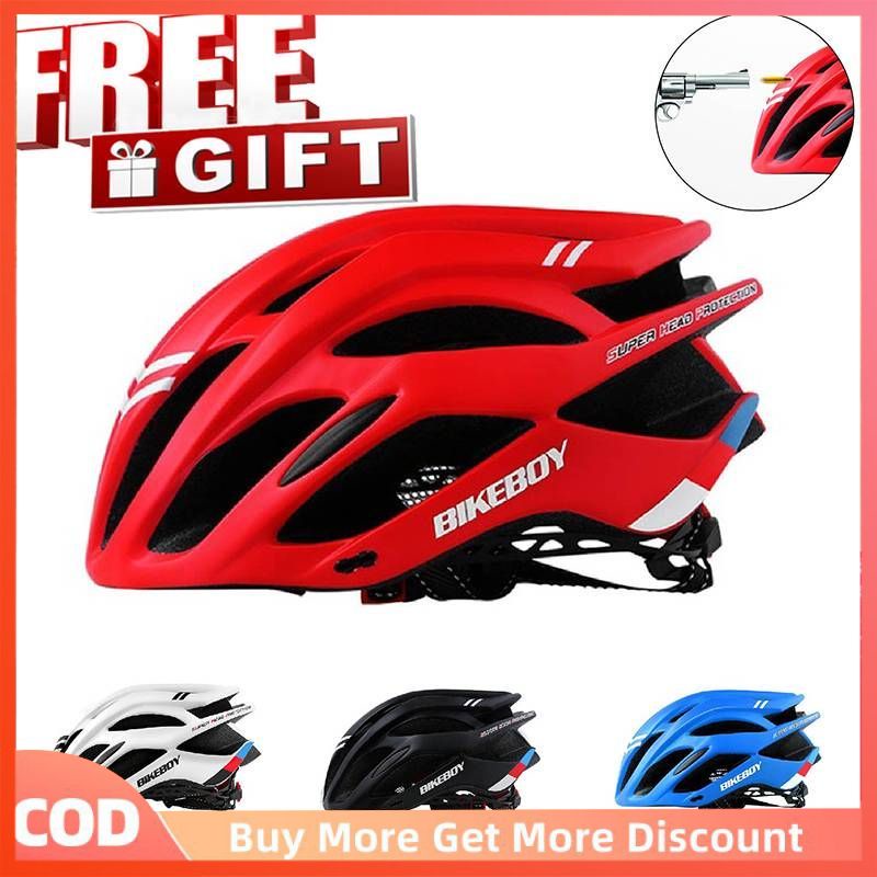 【COD】 BIKEBOY Breathable Bicycle Helmet Men Women MTB Road Outdoor ...