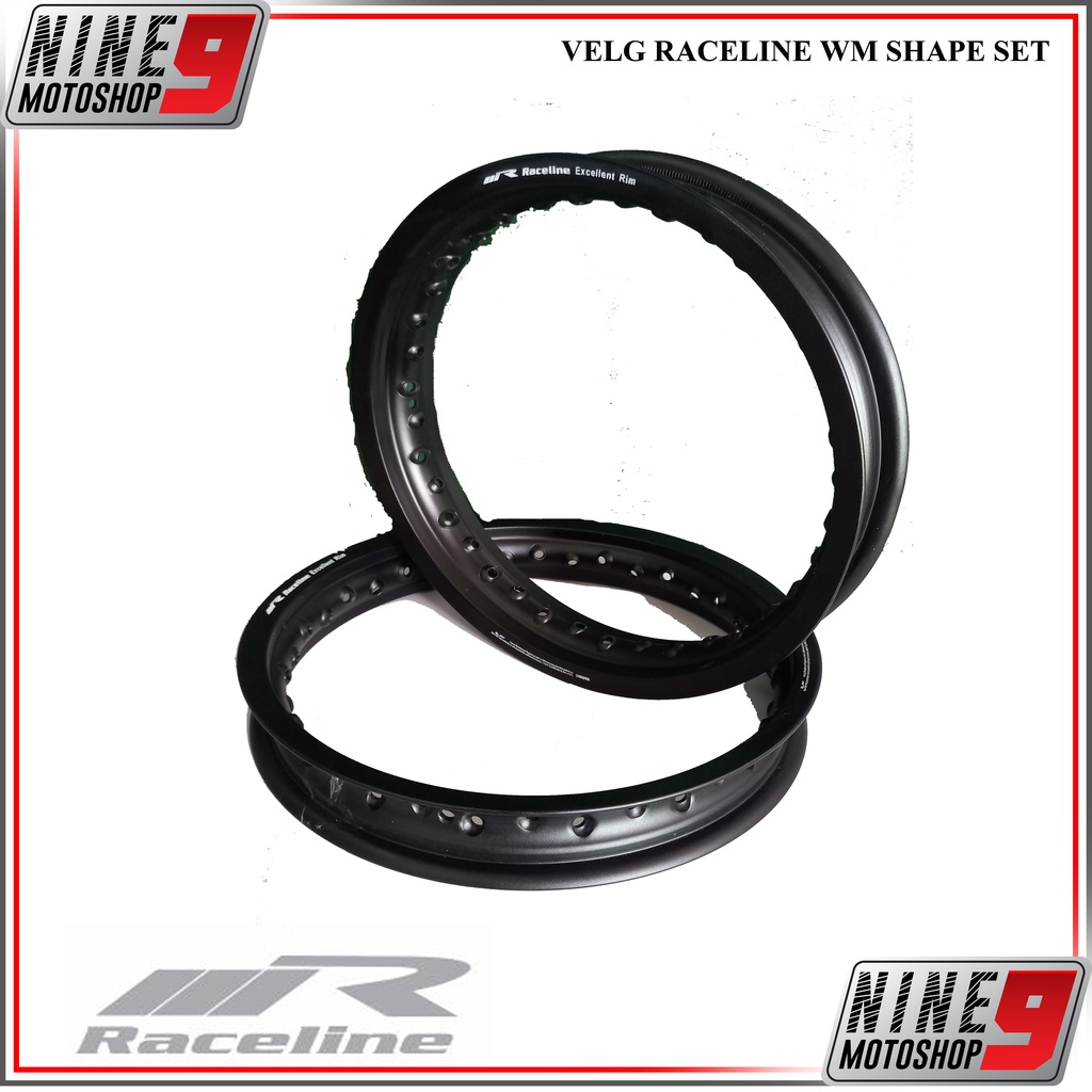 Wm Shape Raceline Black rims | Shopee Philippines