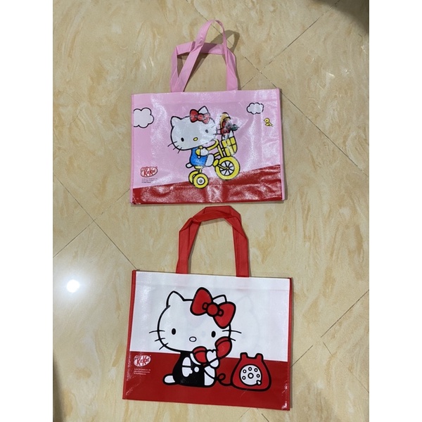 Kitkat Hello Kitty Sanrio Tote Bag Limited Edition | Shopee Philippines