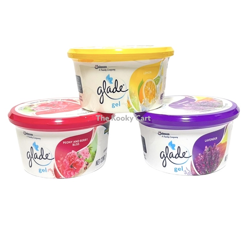 Glade Mini Gel Airfreshener Car /small Room / Cabinet Air Freshener ...
