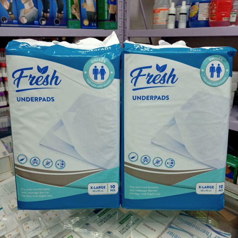 UNDERPADS DISPOSABLE - 600x900mm - 10 PCS FRESH | Shopee Philippines