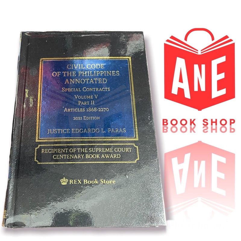 AUTHENTIC Part II Volume V (5) Paras 2021-Civil Code of the Philippines ...