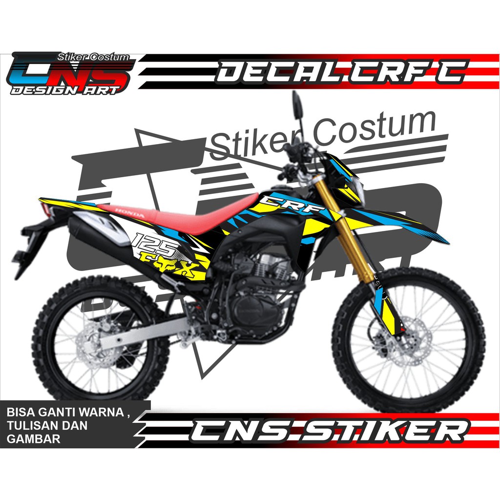 Crf Motorcycle decal sticker crf Motorcycle sticker decal crf - sticker ...