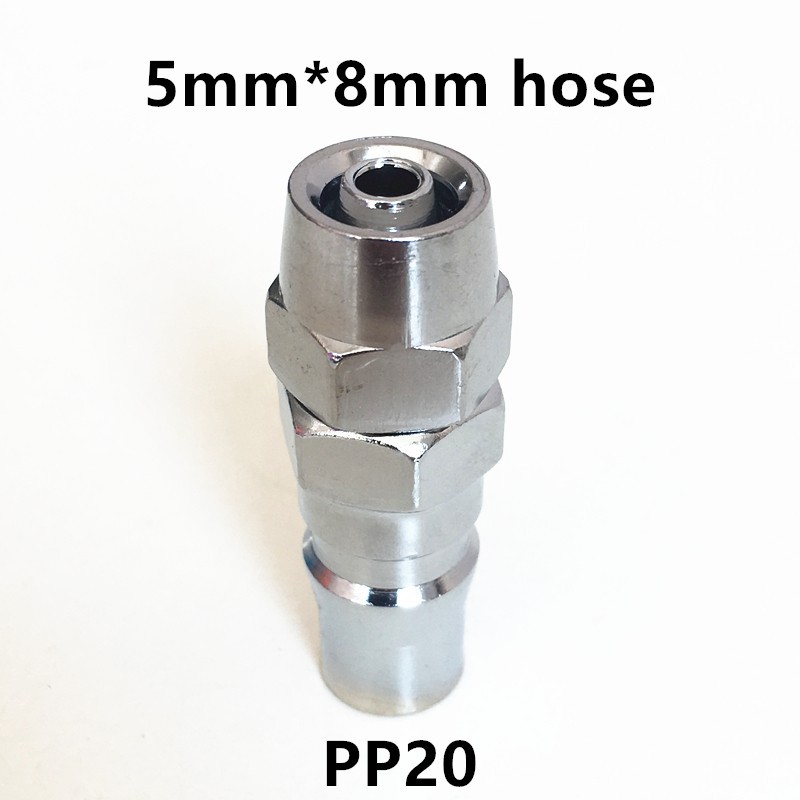 Pneumatic Fittings 1/4" Air Compressor Hose Quick Couplers High ...