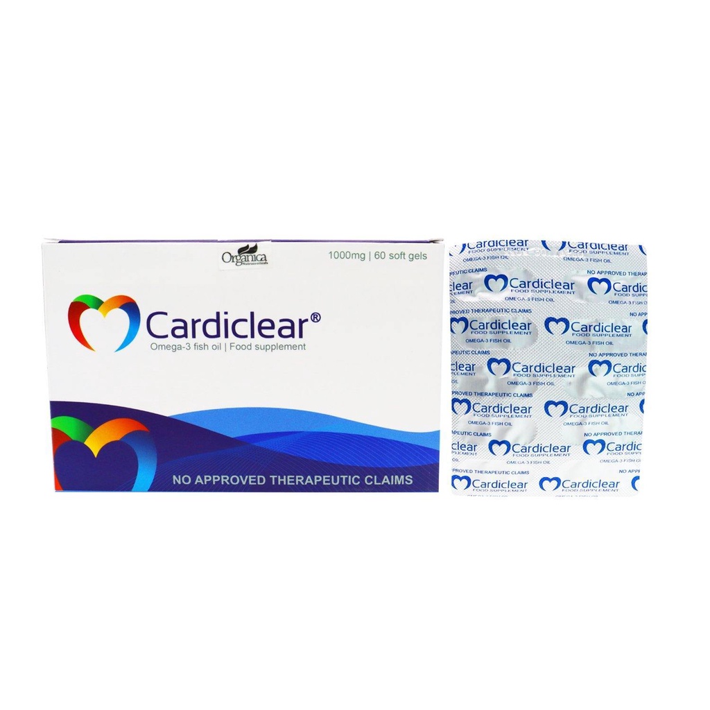 Cardiclear Fish Oil 1000mg Softgel Capsule - 20s | Shopee Philippines