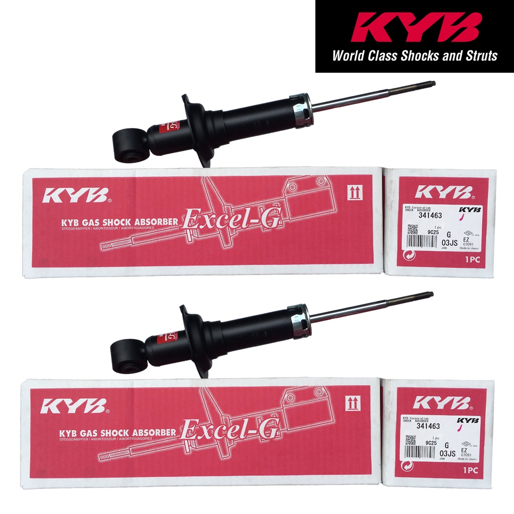 KYB KAYABA Excel-G Shock Absorber Rear for Honda CR-V i-VTEC 2.0, 2.4 2002 - 2007 Set of 2 ...