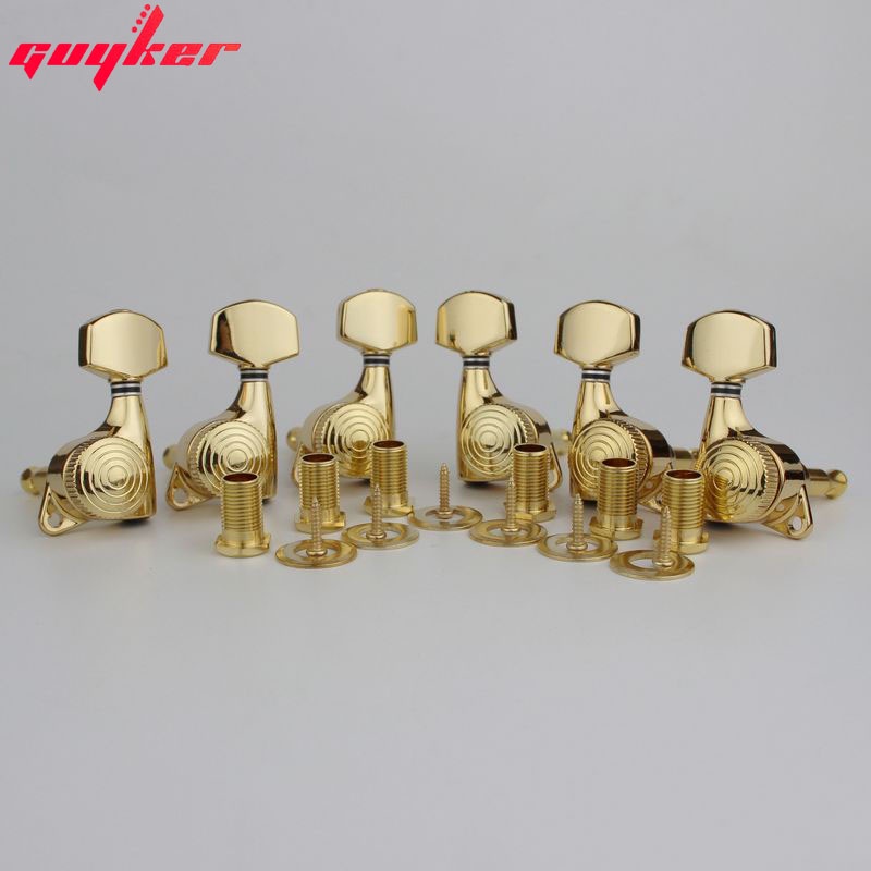 Gold Guitar Locking Tuners 1:20 Locking Tuners Lock String Tuning Key ...