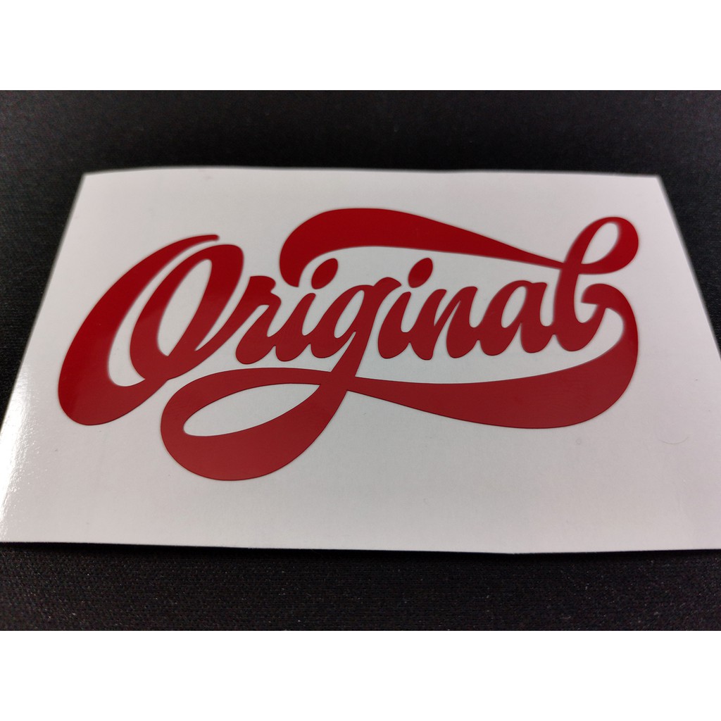 JDM style 'Original' cutout sticker | Shopee Philippines