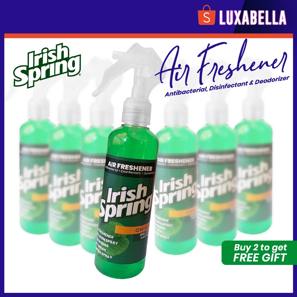 IRISH SPRING Original Air Freshener Spray with Antibacterial ...